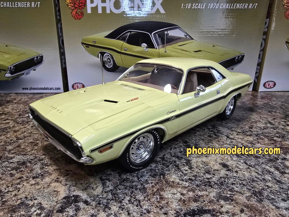 Phoenix Collectibles #1: 1970 Dodge Challenger DY2 Sunfire Yellow Hard